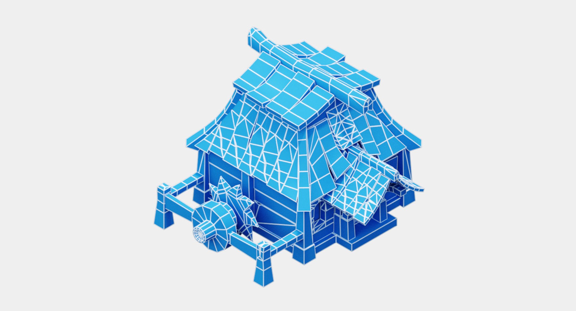 3D Model - Rpg Medieval Low-poly Building - TurboSquid 1378040