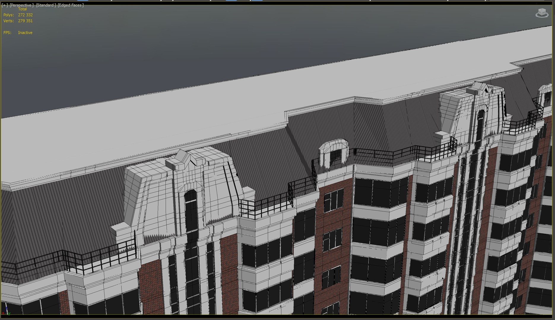 16 Storey Building - House 3D Model - TurboSquid 1912239