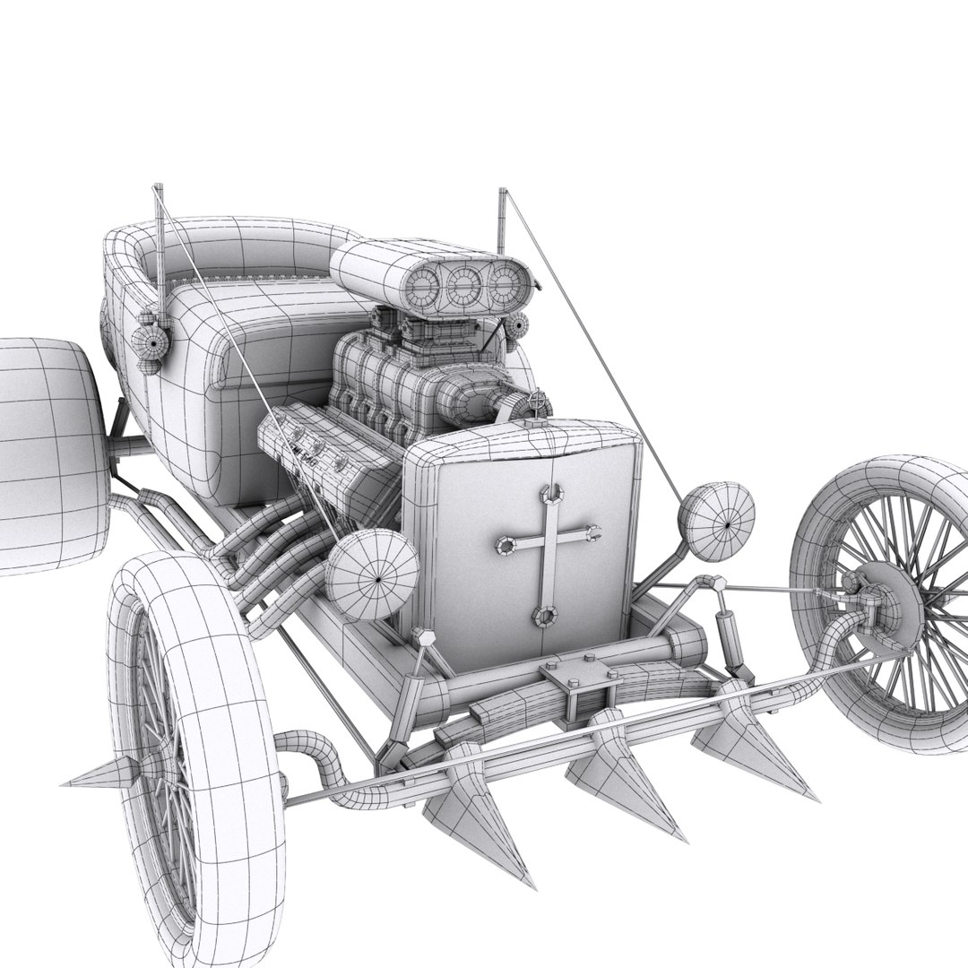 3D Roadster Brutal Model - TurboSquid 1193940