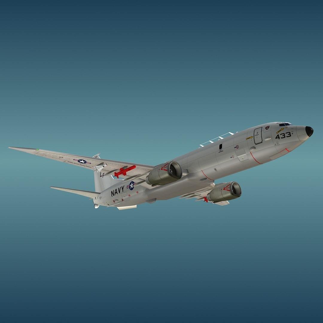 3d model p-8 poseidon