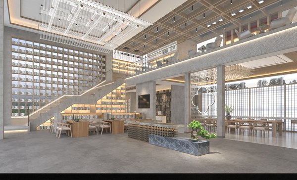 Library Interior 3ds Max Models for Download | TurboSquid