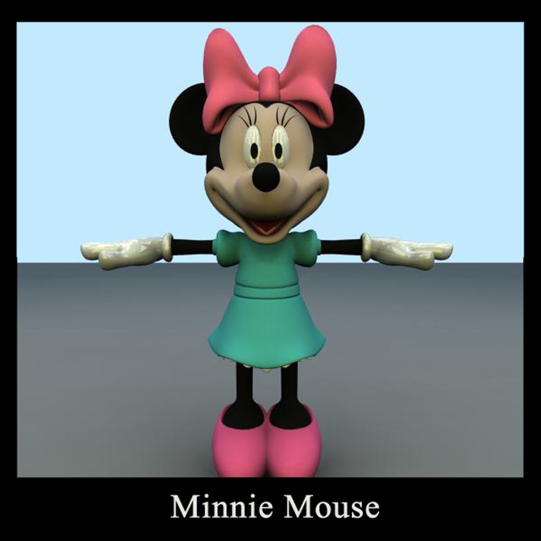 3d Minnie Mouse