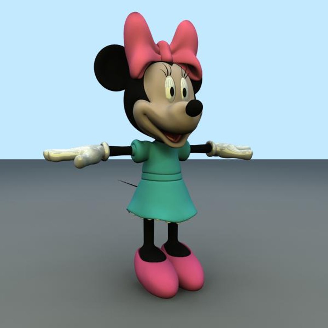 3d Minnie Mouse