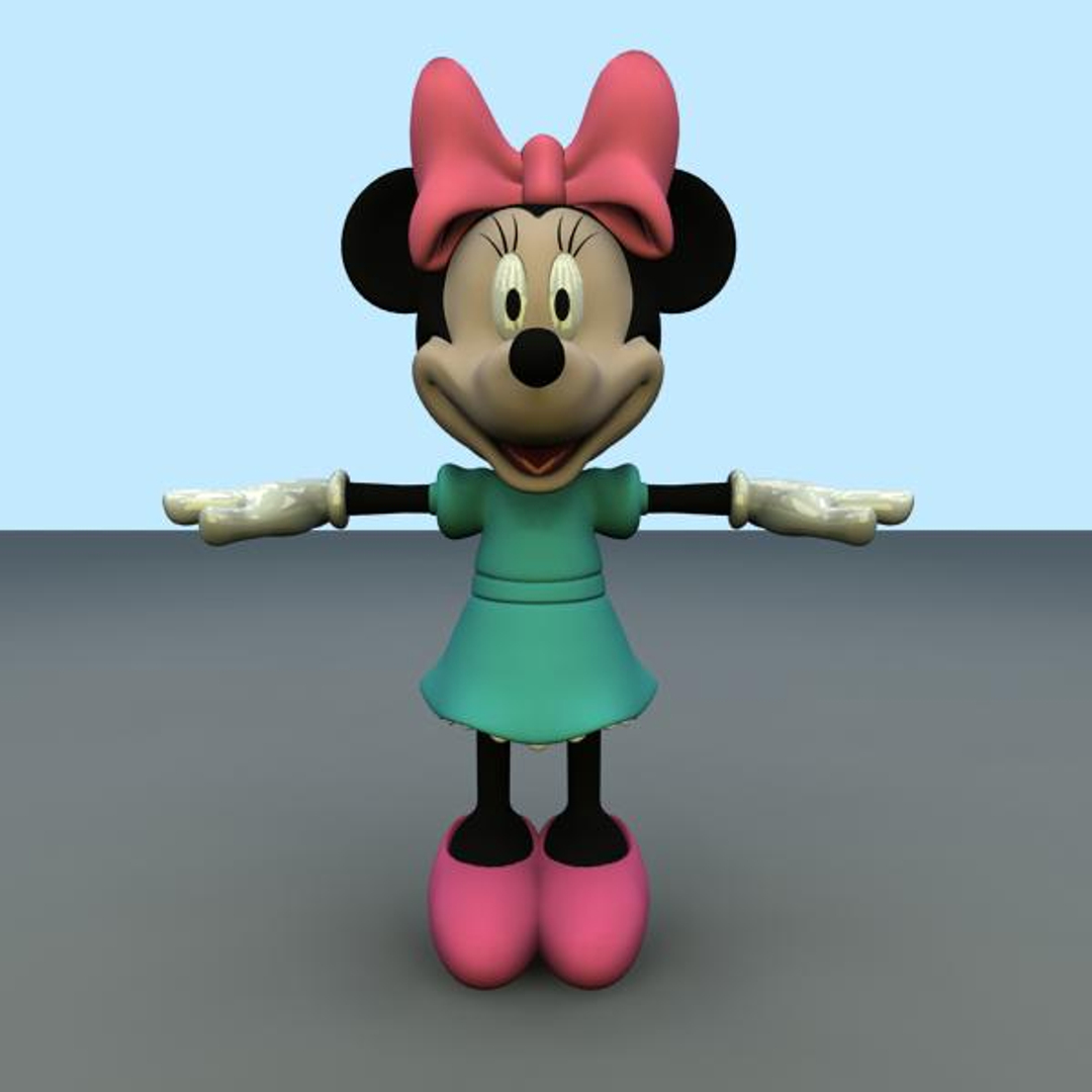 3d Minnie Mouse