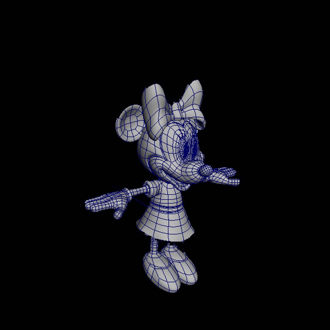 3d Minnie Mouse