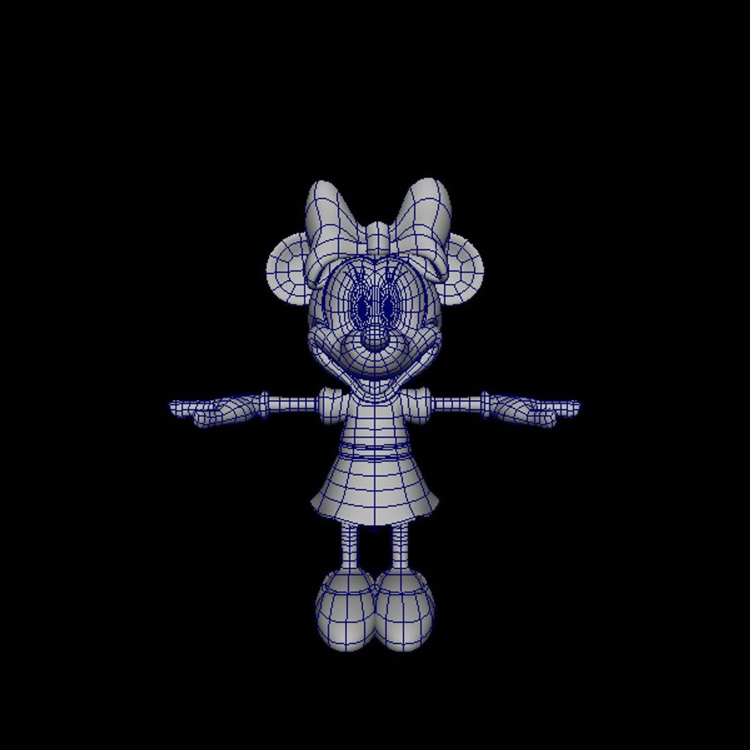 3d Minnie Mouse