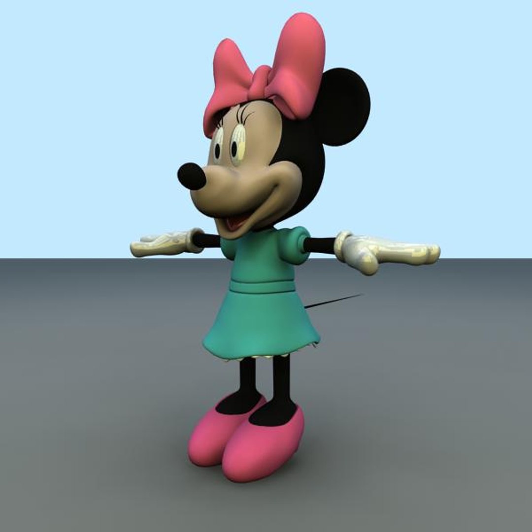 3d Minnie Mouse