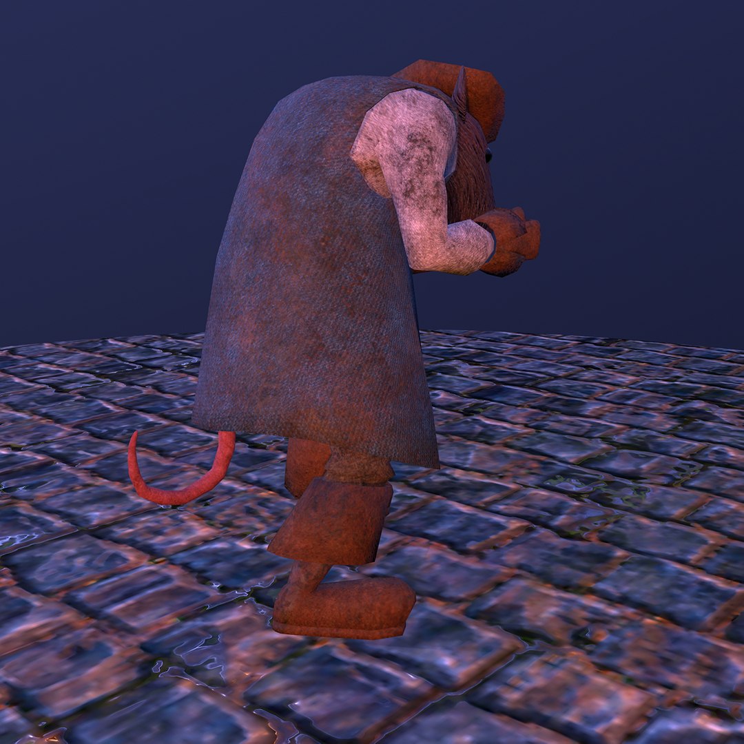 3D Pirate Capitan Rat - TurboSquid 1318114
