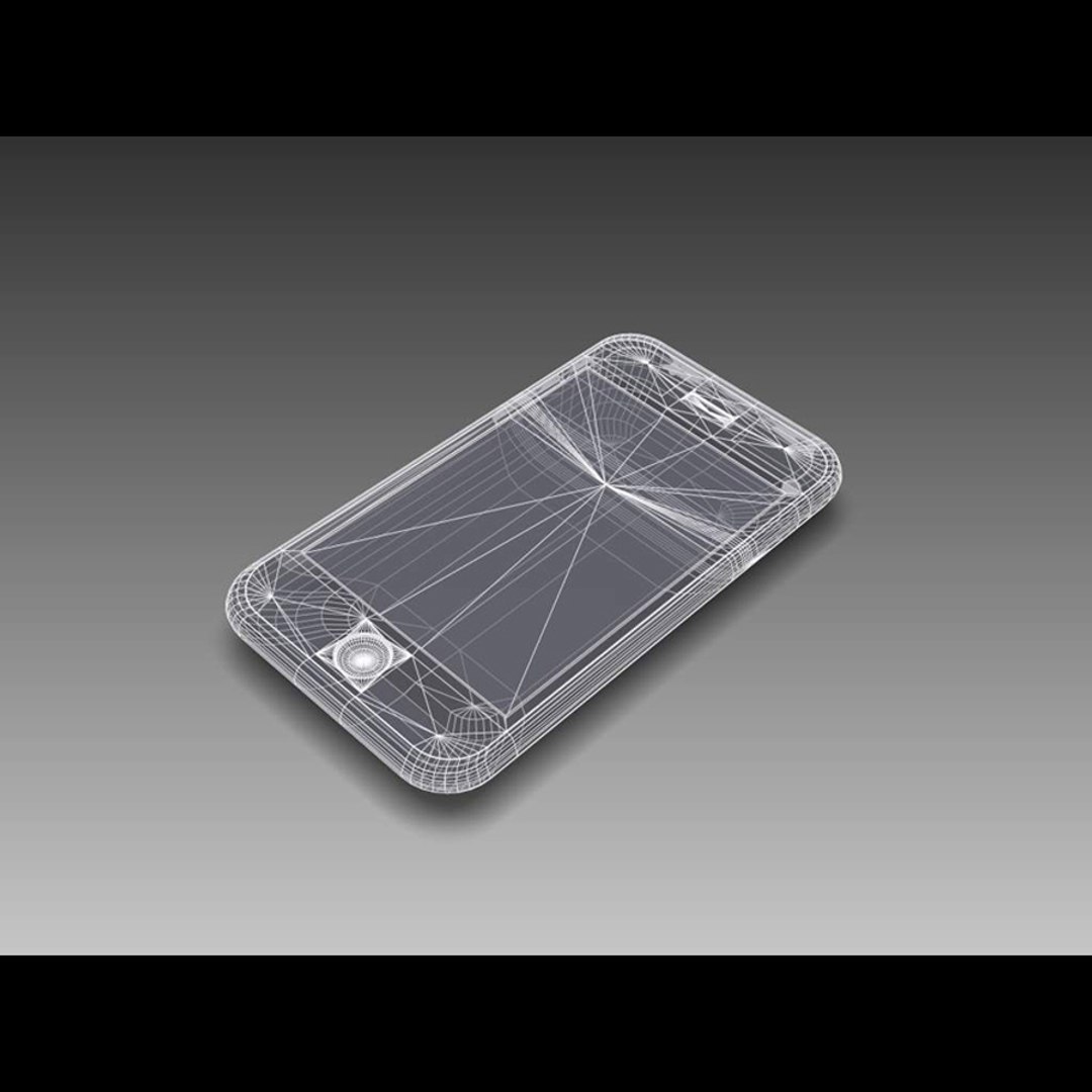 apple iphone 3g phone 3d max