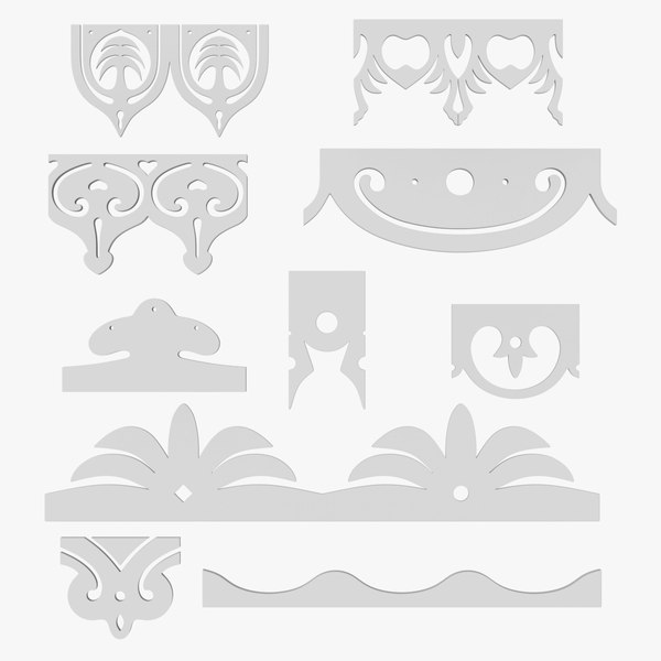 modelo 3d Creole House Border Collection - TurboSquid 2090902