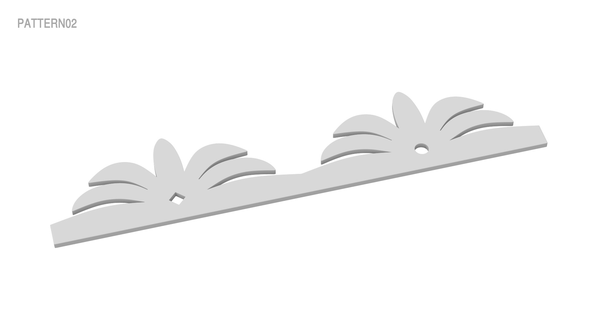 Creole House Border Collection 3D Model - TurboSquid 2090902