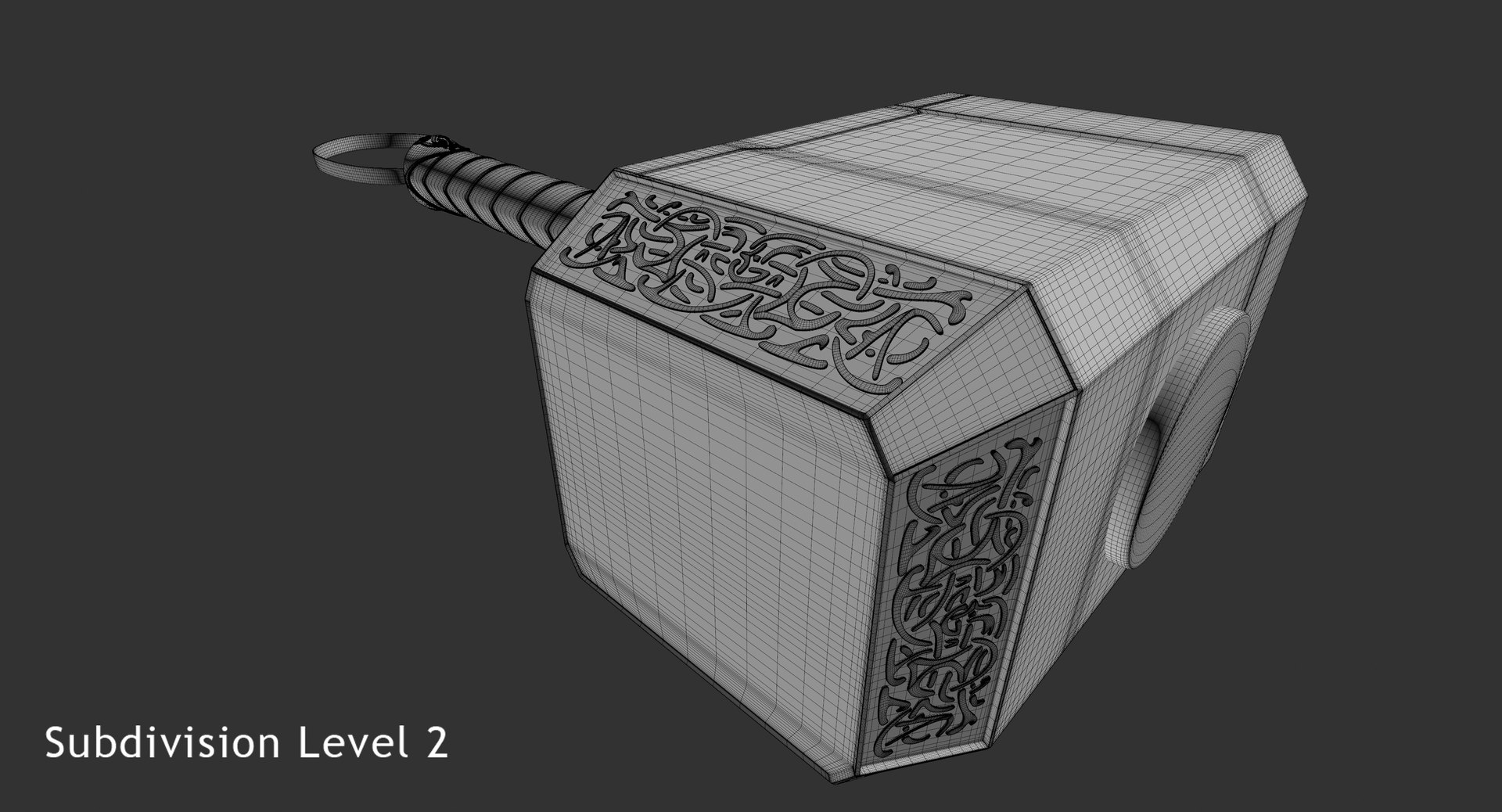 3D Model Thor Mjolnir - TurboSquid 1207081