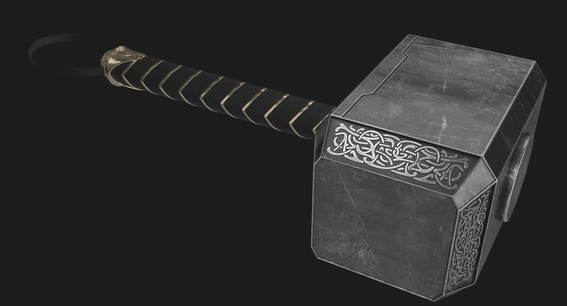 3D Model Thor Mjolnir - TurboSquid 1207081