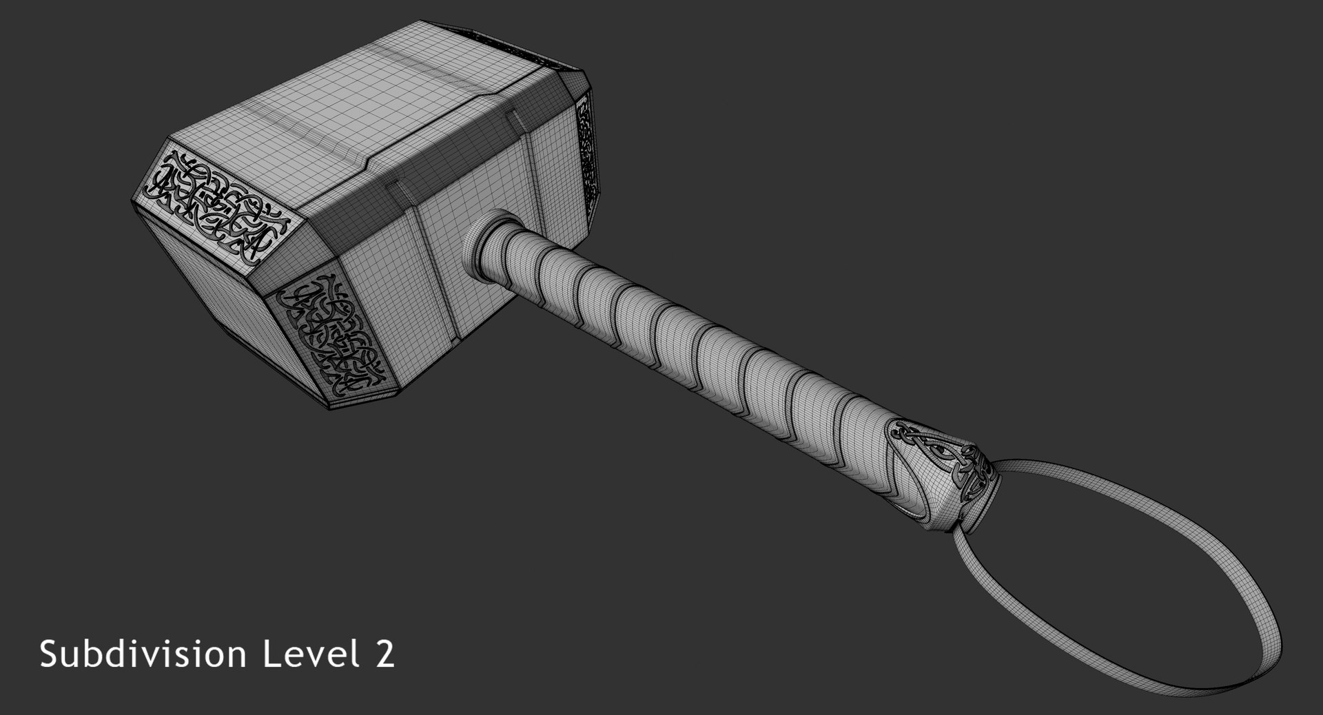 3D Model Thor Mjolnir - TurboSquid 1207081