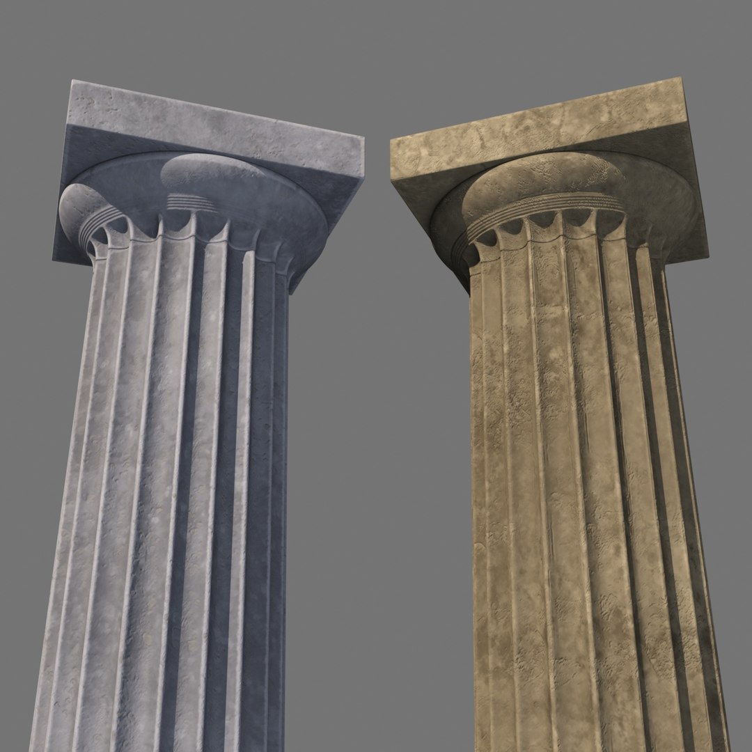 Doric Column 2 3D Model - TurboSquid 2024677