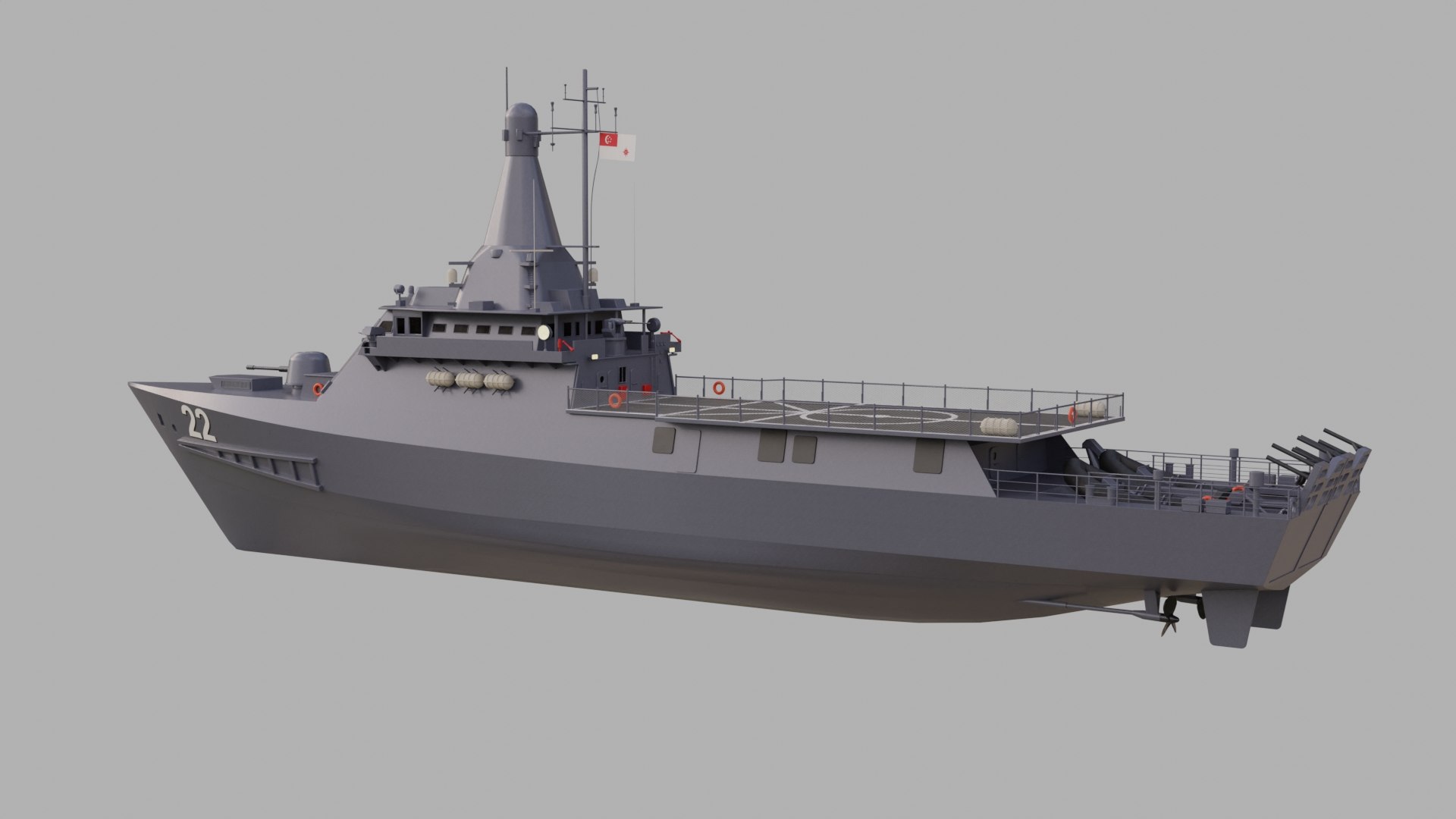 Independence-class Littoral Mission Vessel LMV 3D Model - TurboSquid ...