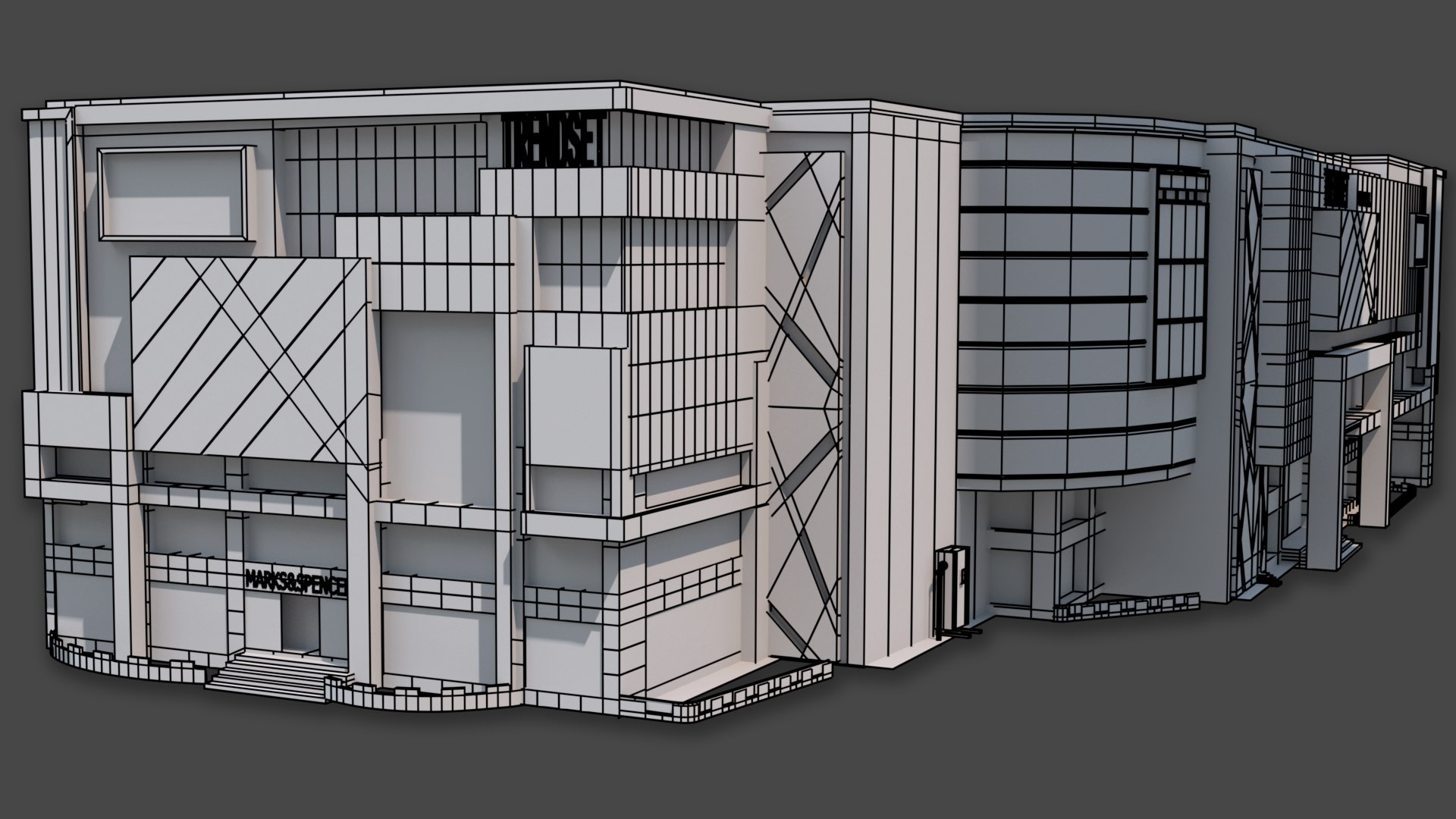 3D Model Shopping Mall - TurboSquid 1721826