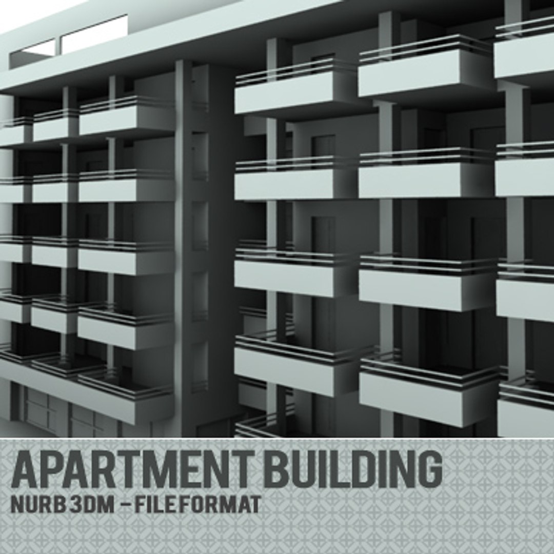 3d Apartment Building Model
