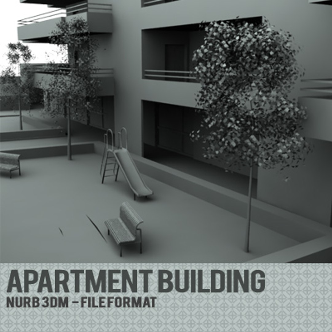 3d Apartment Building Model