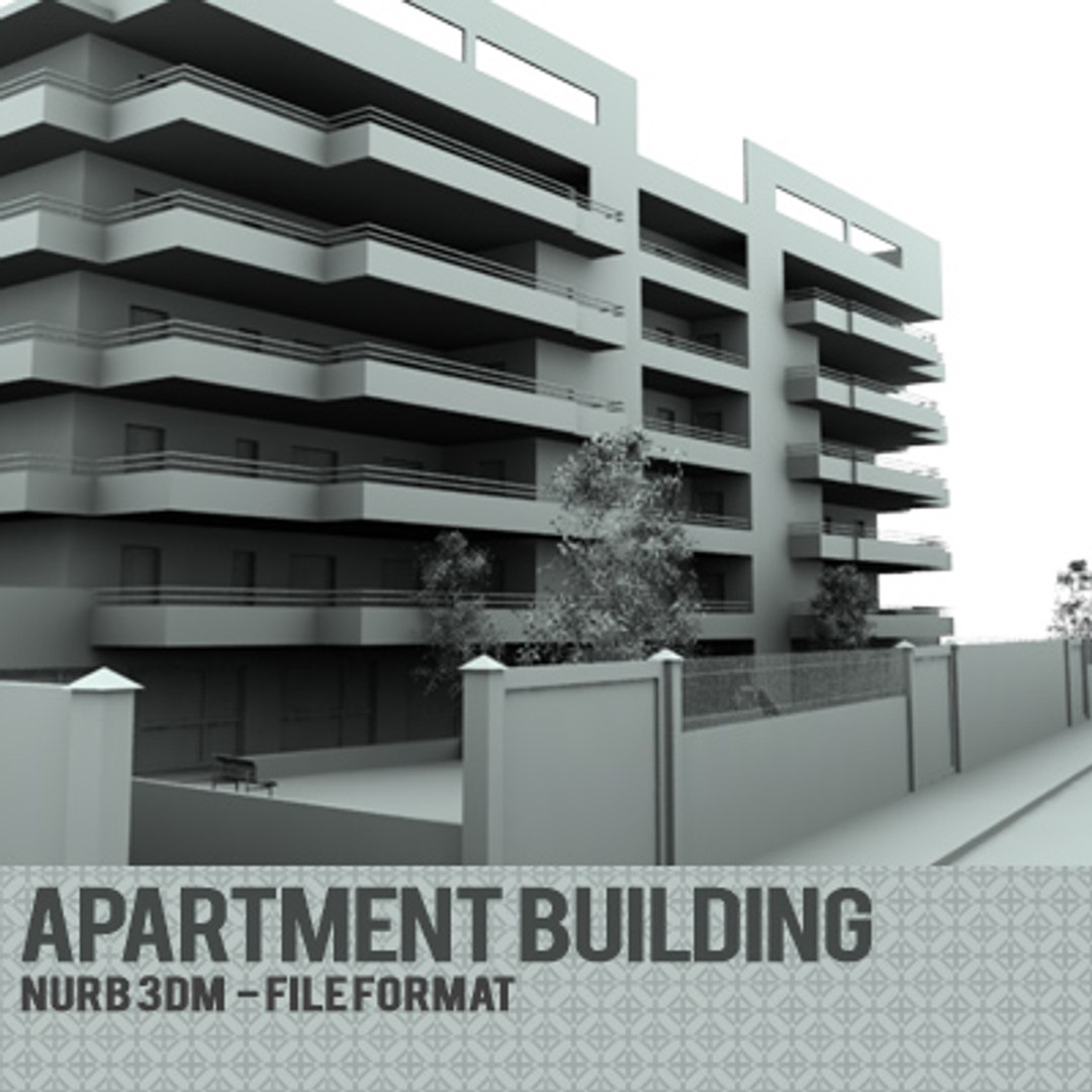 3d Apartment Building Model