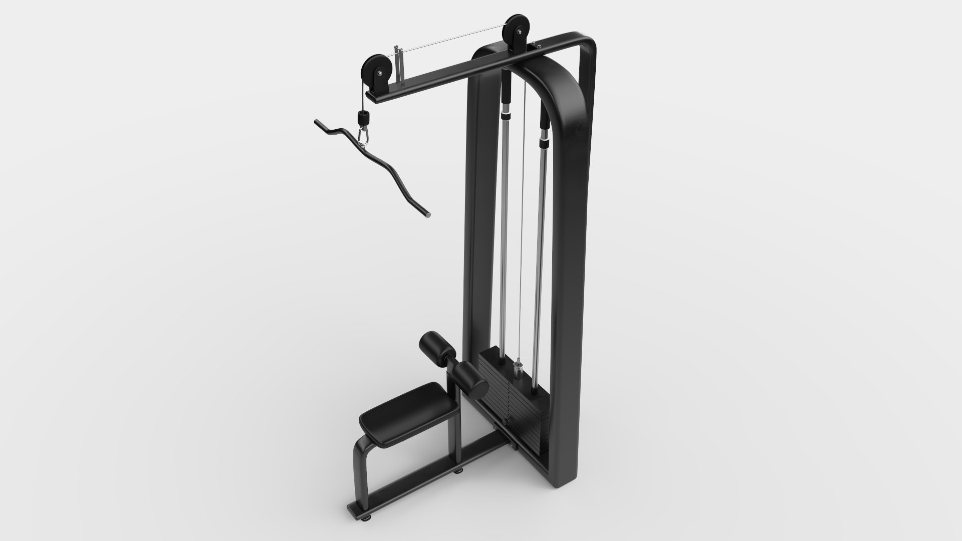 Gym Cable Station 3D Model - TurboSquid 2142547