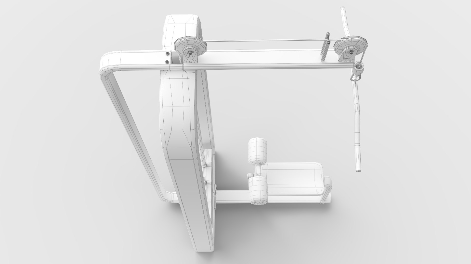 Gym Cable Station 3D Model - TurboSquid 2142547