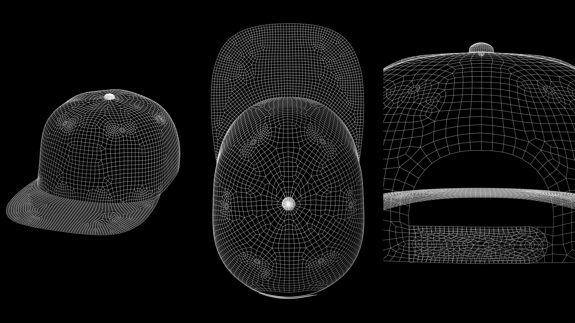 BASIC SNAPBACKS 6 And 5 Panels Genesis 8 Male Zpac Obj Fbx Highpoly 3D - TurboSquid 2321758