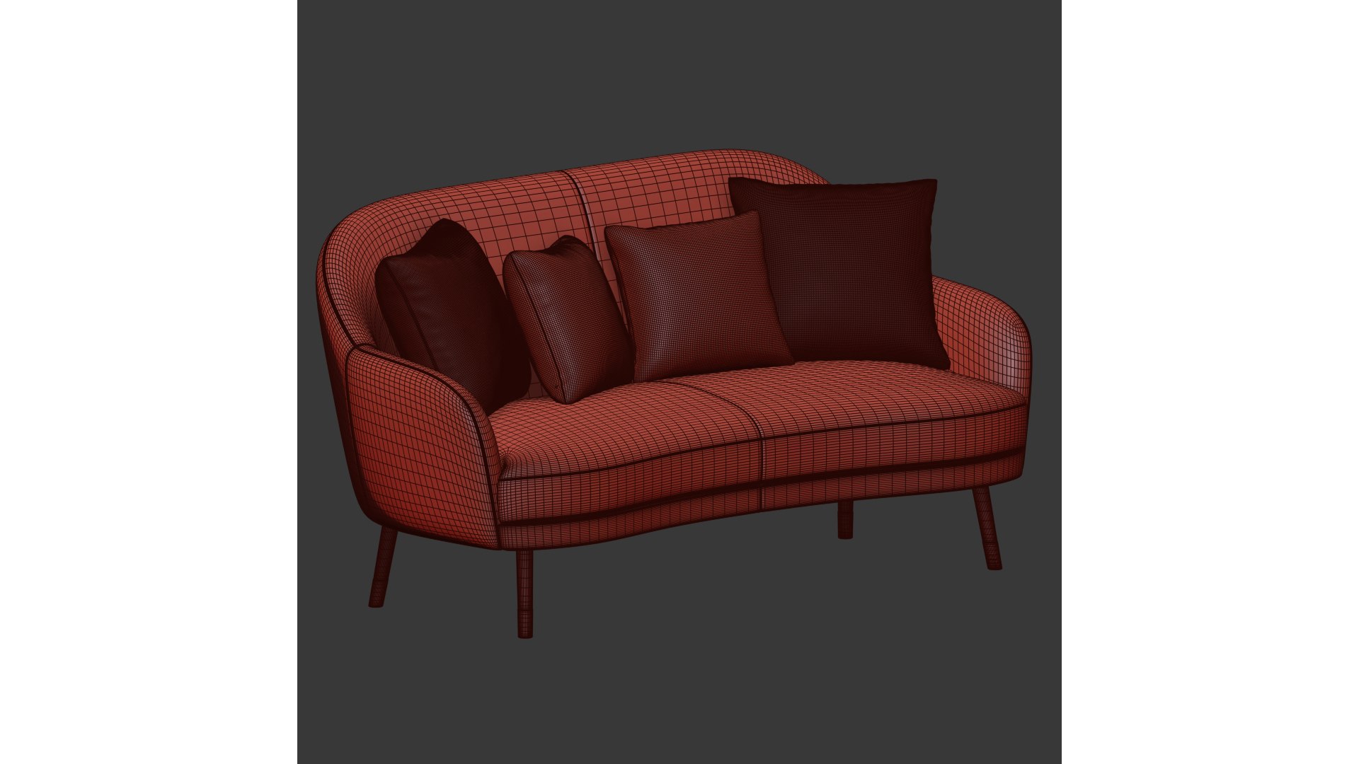 3D Cosy Sofa Laskasas - TurboSquid 1803436