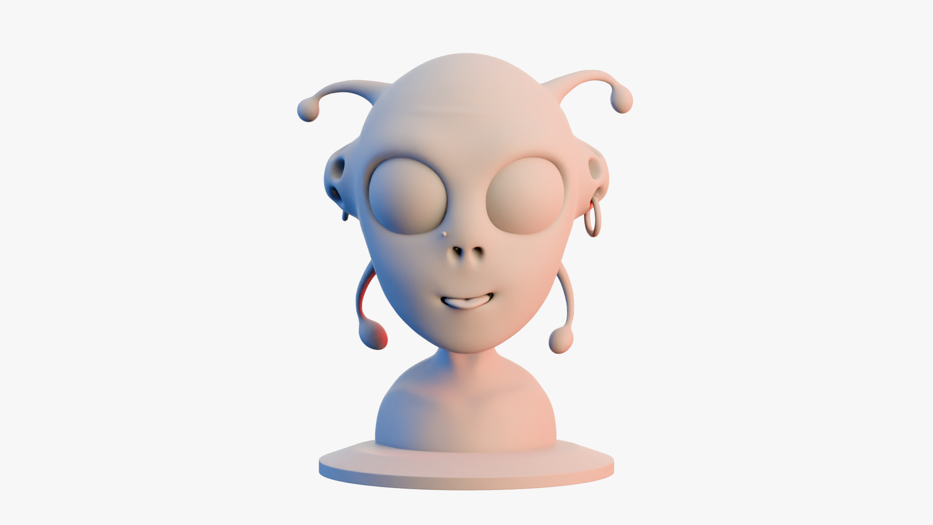 3D Alien Head By Luga3D Model - TurboSquid 2115080