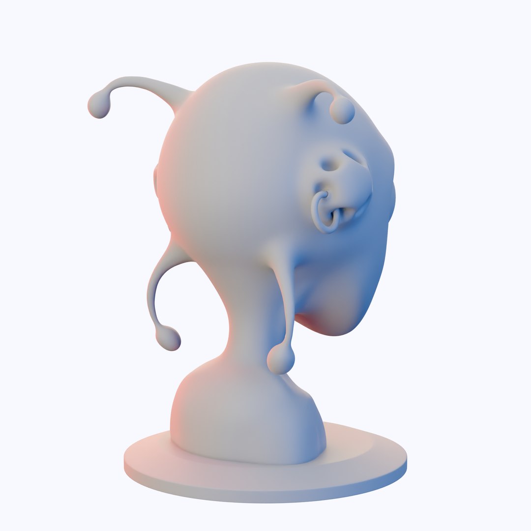 3D Alien Head By Luga3D Model - TurboSquid 2115080