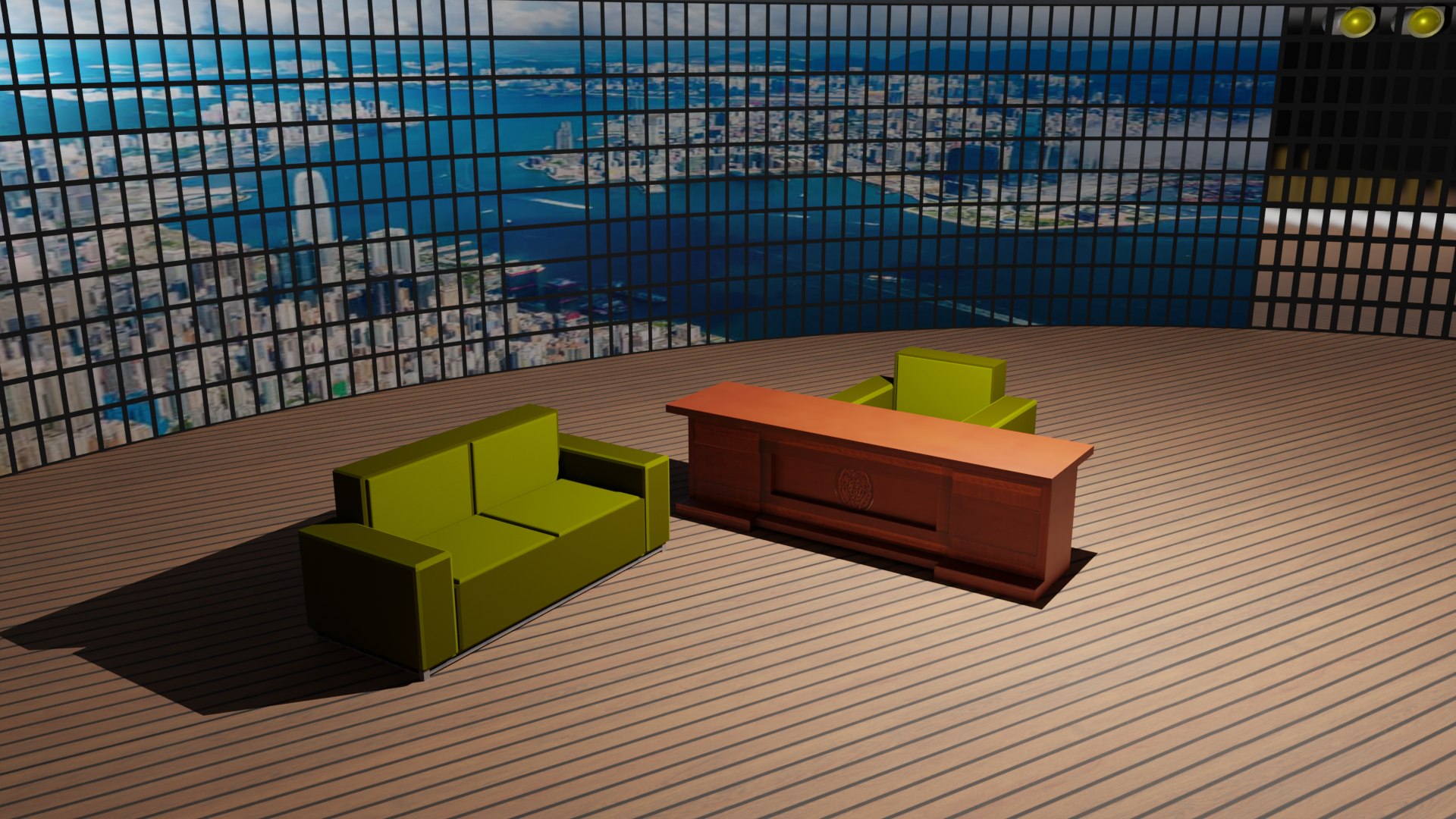 Talk Show Studio 3D Model - TurboSquid 2140300