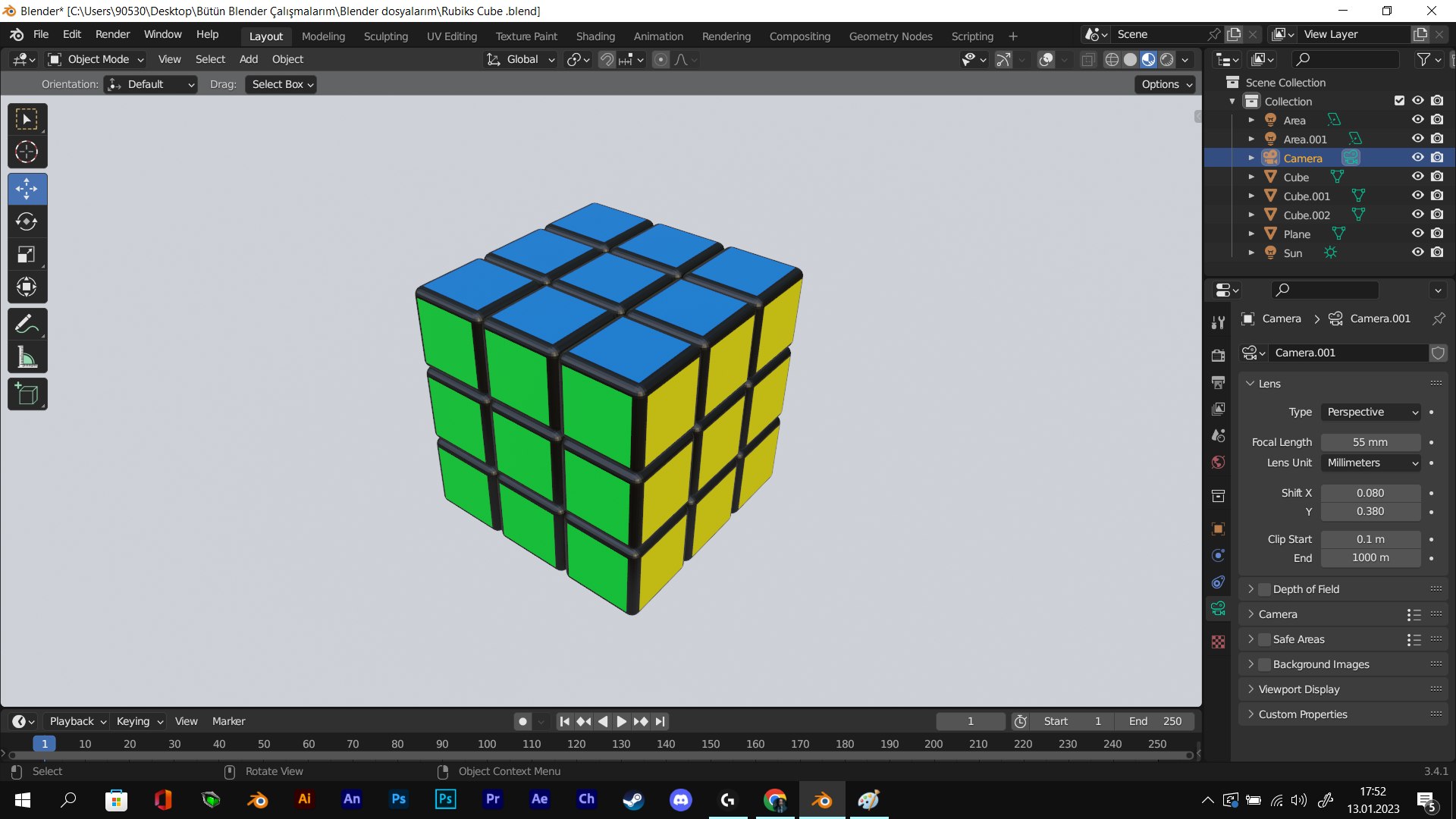 Rubic Cube Model - TurboSquid 2013494
