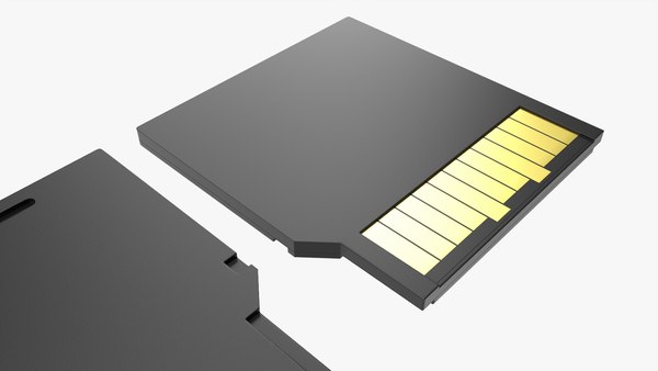 3D модель Карта памяти Mini SD - TurboSquid 1698144