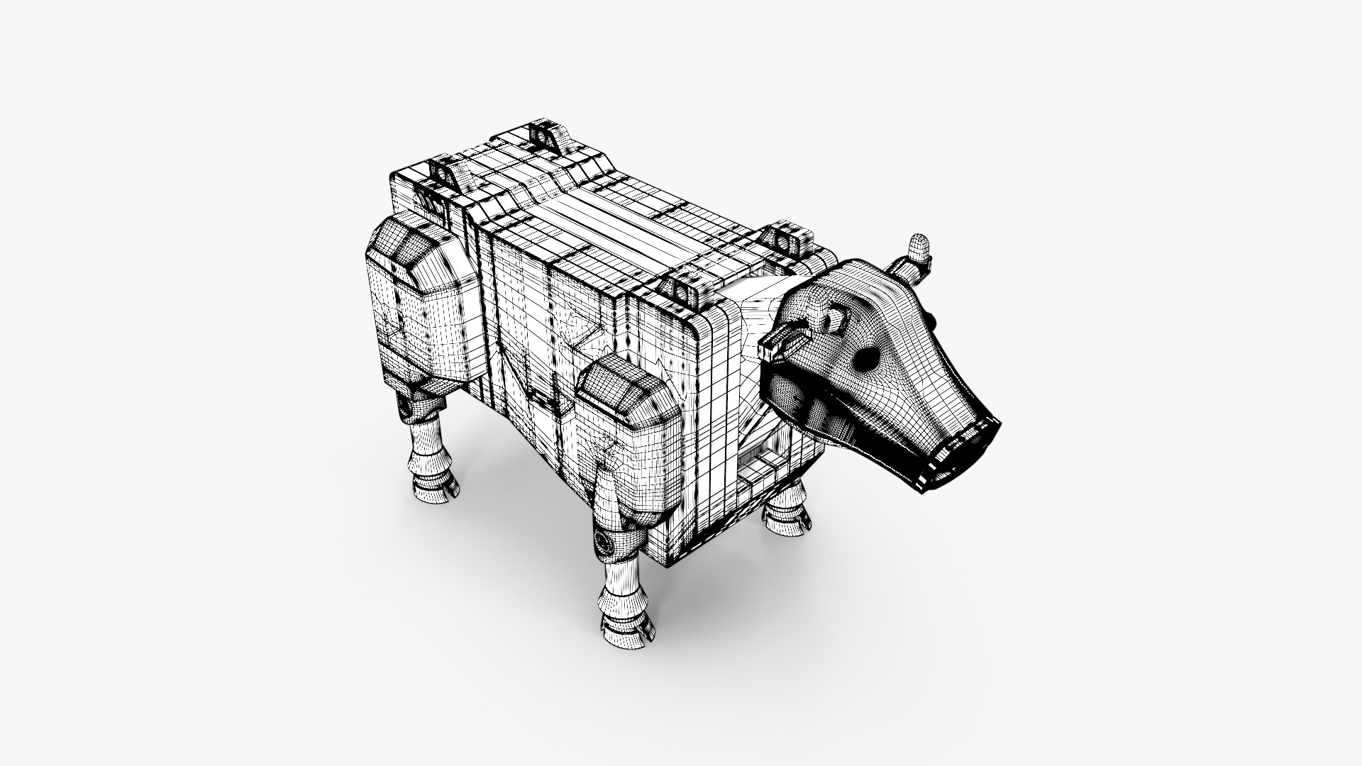 3D model Robot Cow - TurboSquid 1948364