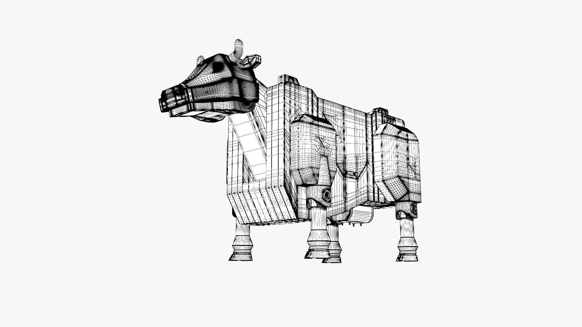 3D model Robot Cow - TurboSquid 1948364