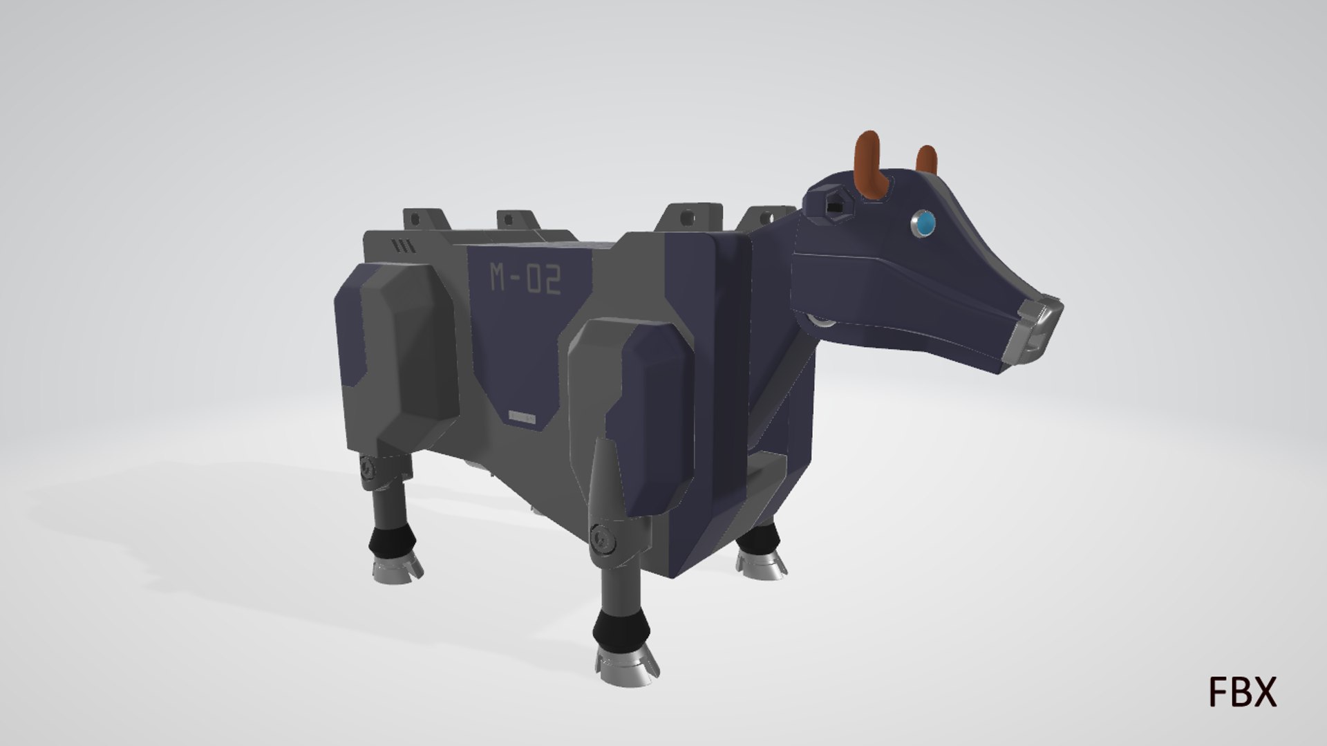 3D model Robot Cow - TurboSquid 1948364