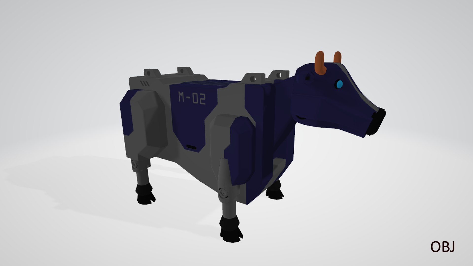 3D model Robot Cow - TurboSquid 1948364