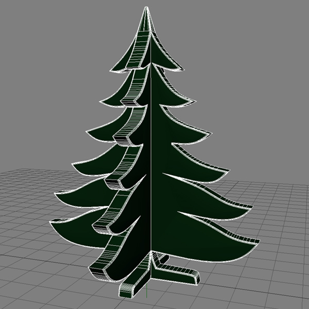 3d model decorative christmas tree