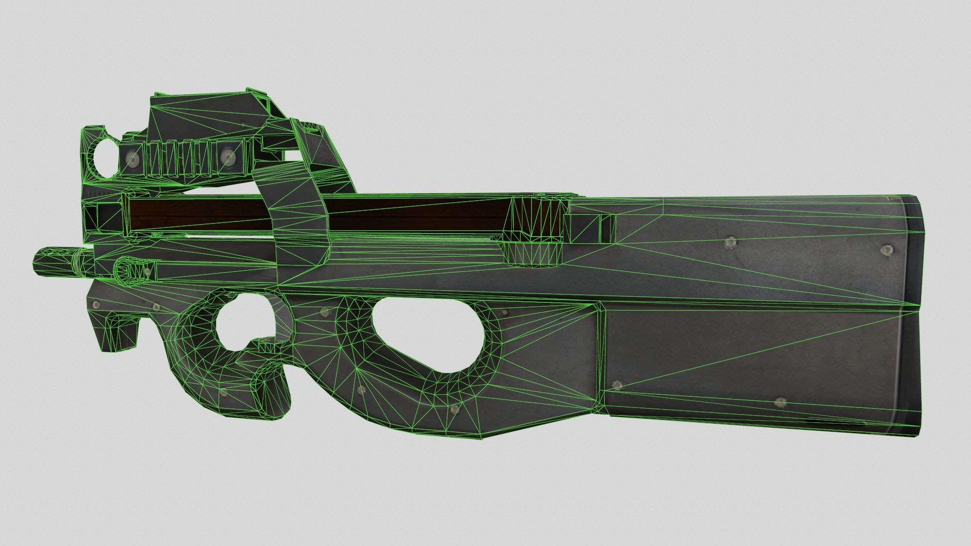 3D P90 Model - TurboSquid 1537885