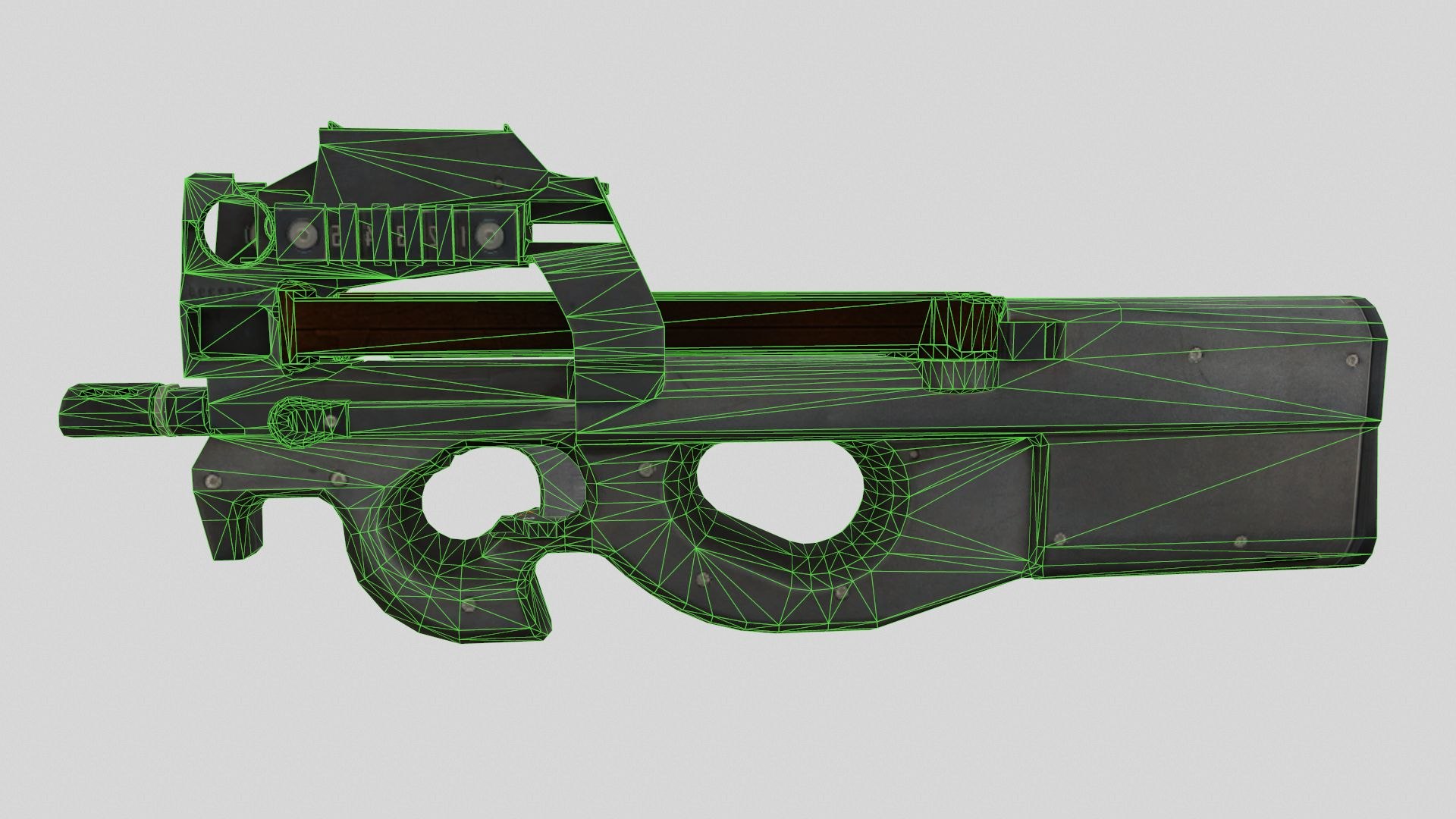 3D P90 Model - TurboSquid 1537885