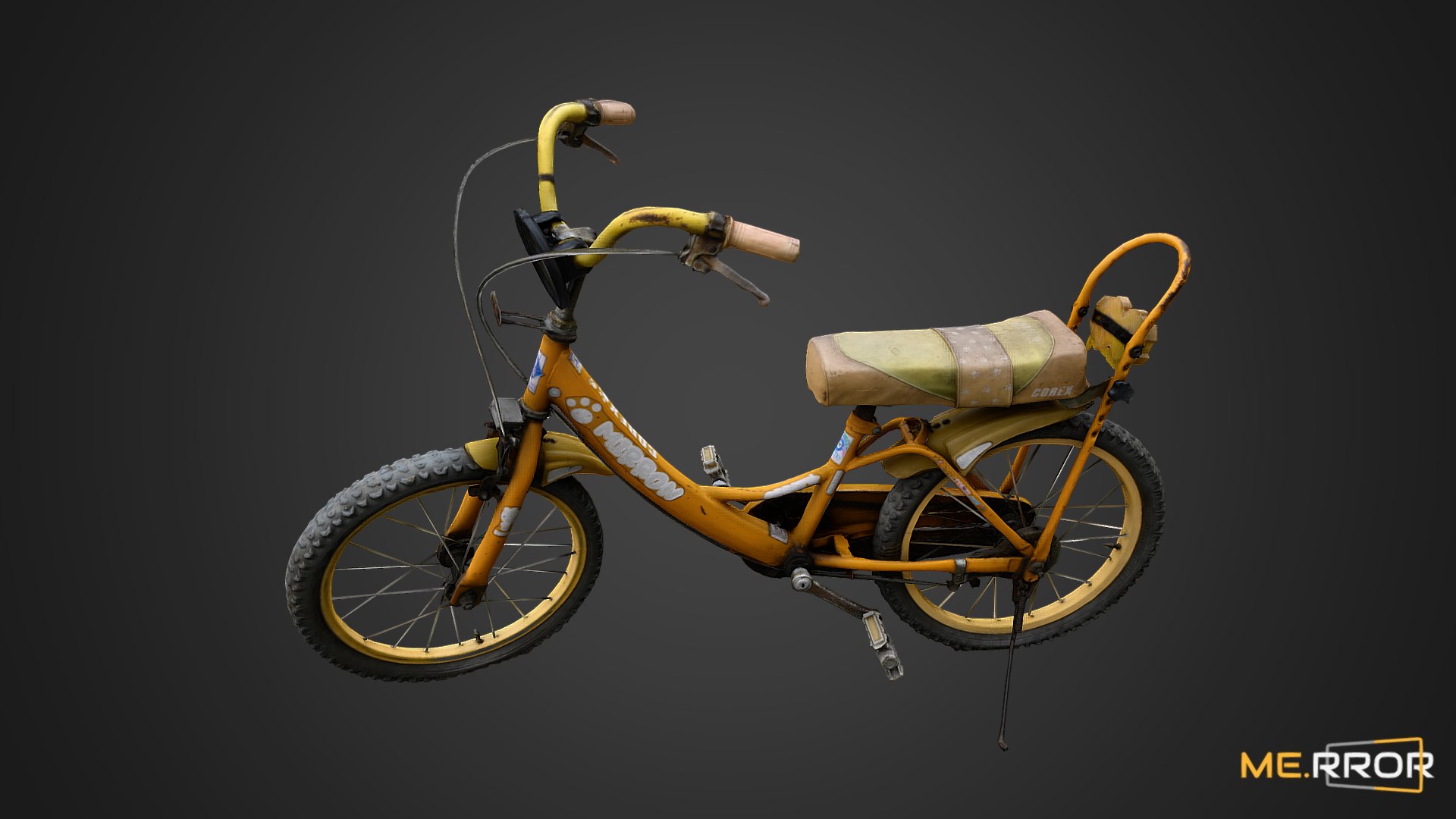 Rusty Kids Bicycle 3D model - TurboSquid 2014538