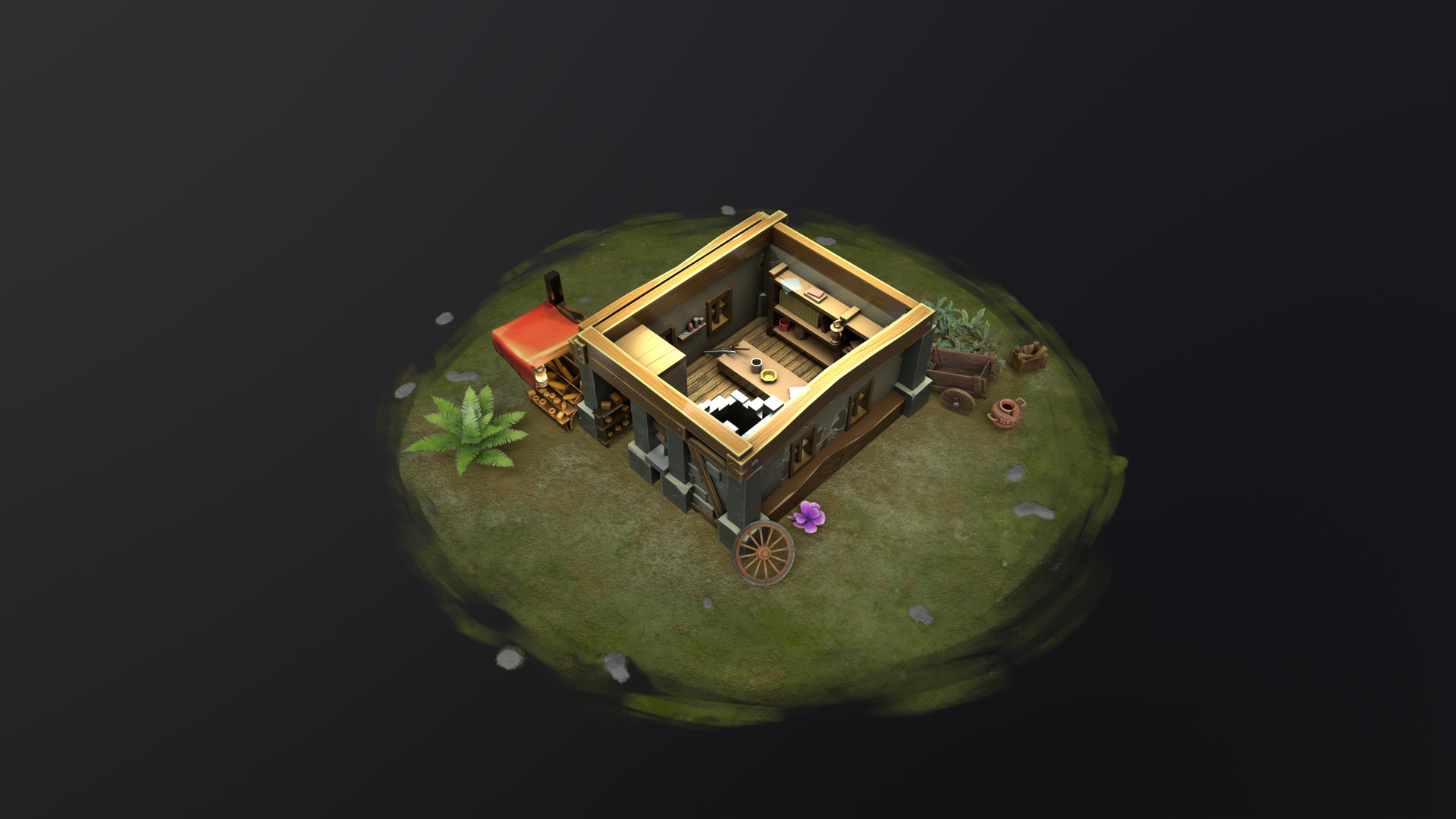Stylized Home 3D Model - TurboSquid 2141767
