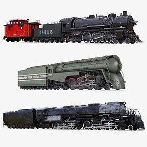 3D Steam Train Models - Browse & Download Formats - TurboSquid