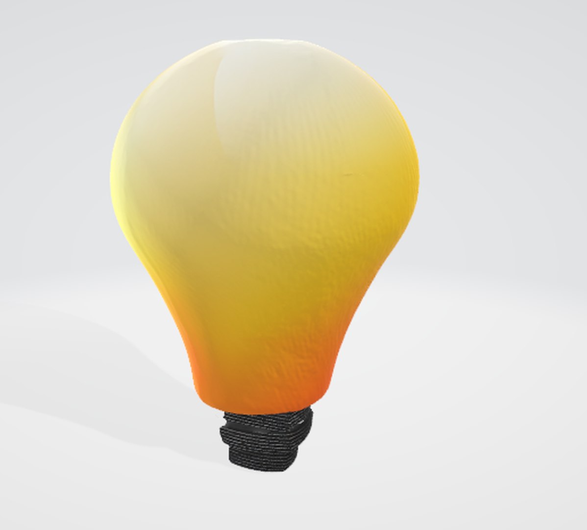 3D Vibrant Yellow Lightbulb 3D Asset - TurboSquid 2284867