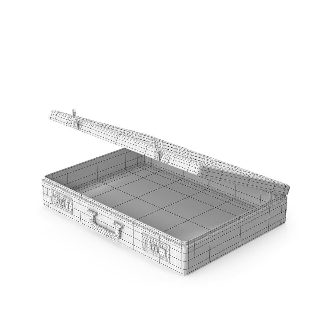 Half Opened Briefcase 3D Model - TurboSquid 2170199