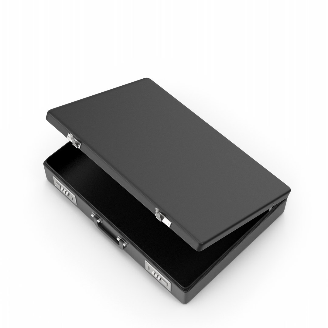 Half Opened Briefcase 3D Model - TurboSquid 2170199