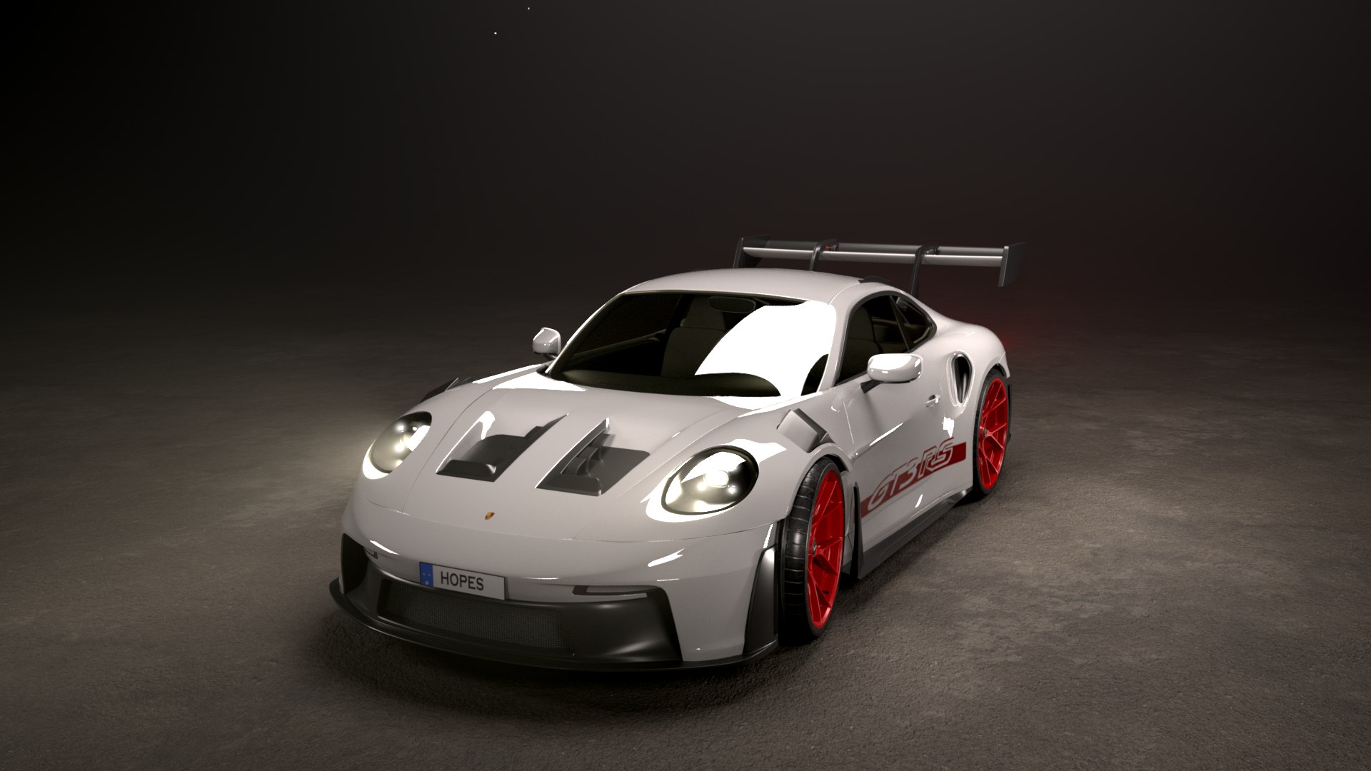 3D Porsche 911 GT3 RS 922 2023 - TurboSquid 2118088