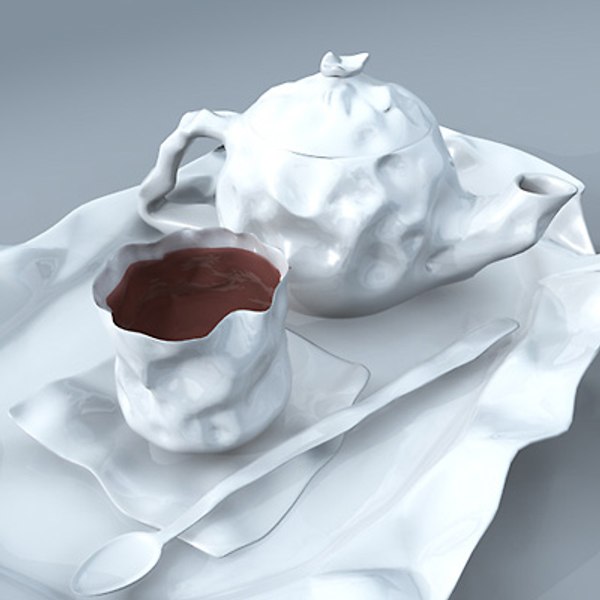 max paper ceramic tea set