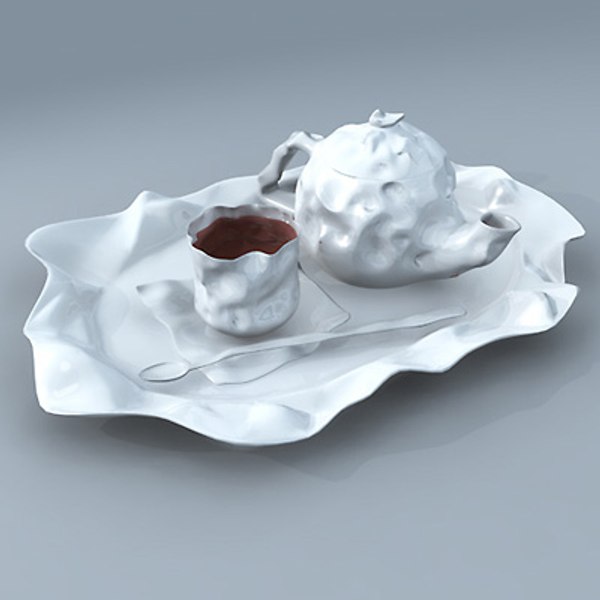 max paper ceramic tea set