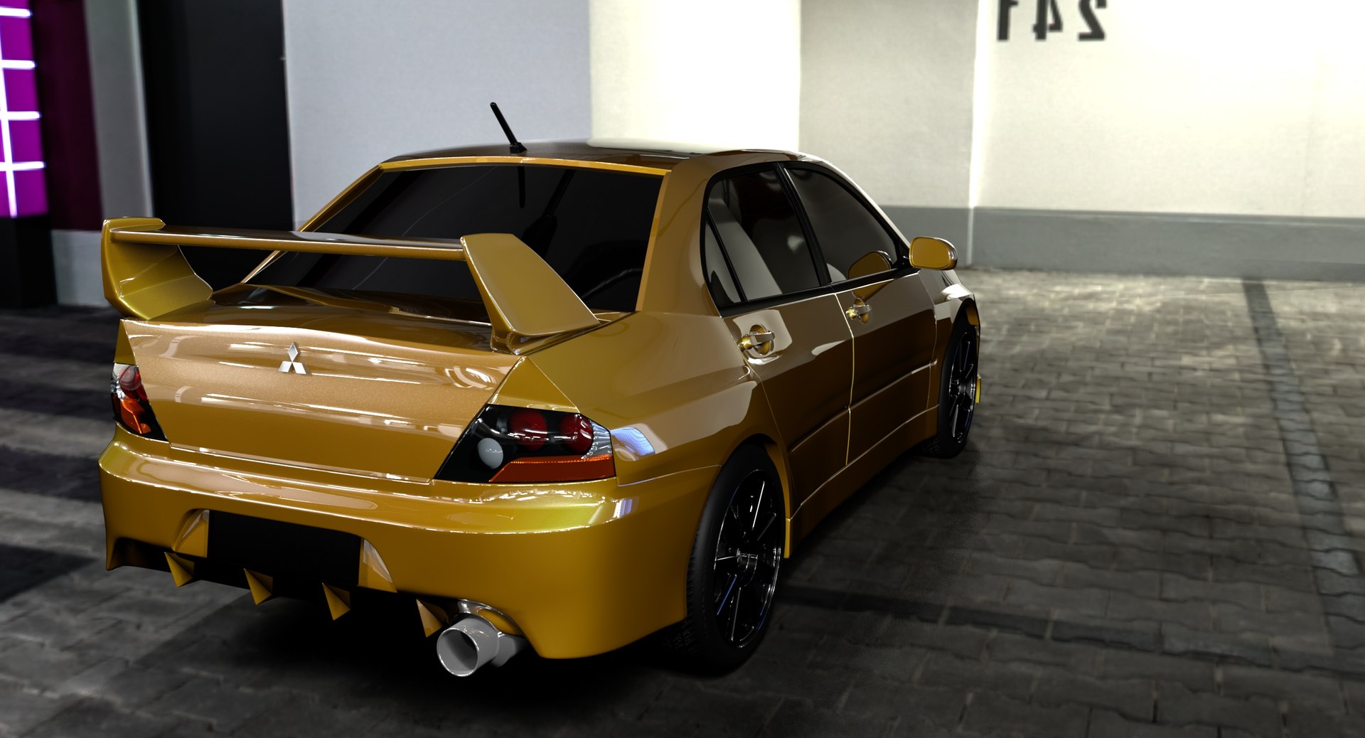 Obj Mitsubishi Lancer Evo Ix